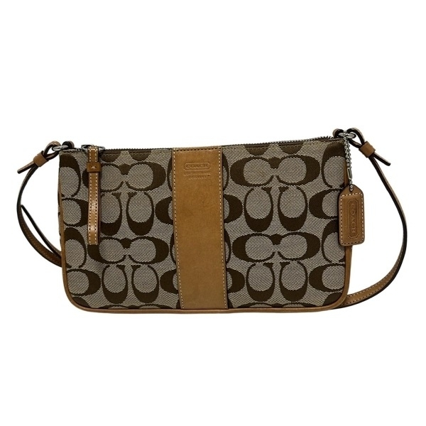 Yahoo!オークション - コーチ COACH ショルダーバッグ 6338 シグネチャ...