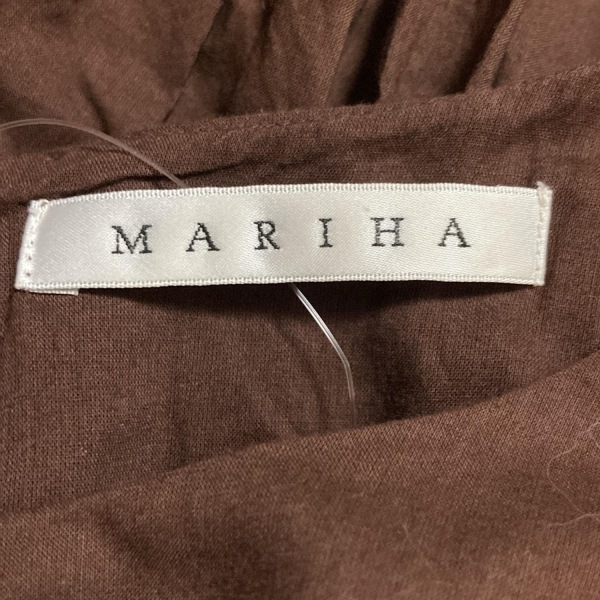 Yahoo!オークション - マリハ MARIHA サイズ38 M - ダークブラウン レ...