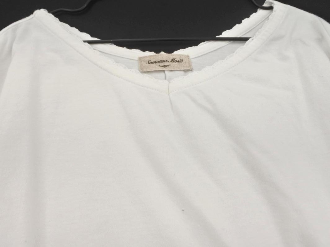 Yahoo!オークション - ネコポスOK SM2 サマンサモスモス レース 切替 V...