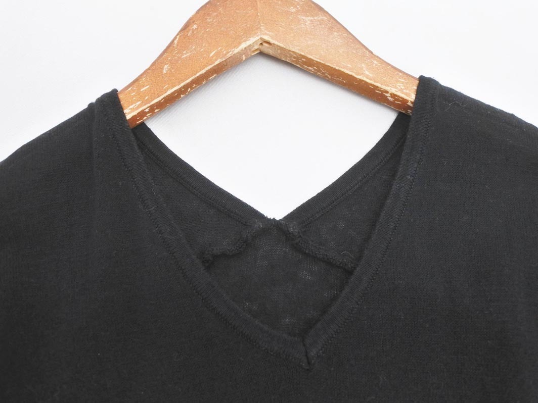 Yahoo!オークション - ネコポスOK Elura エルーラ リネン混 Vネック サ...