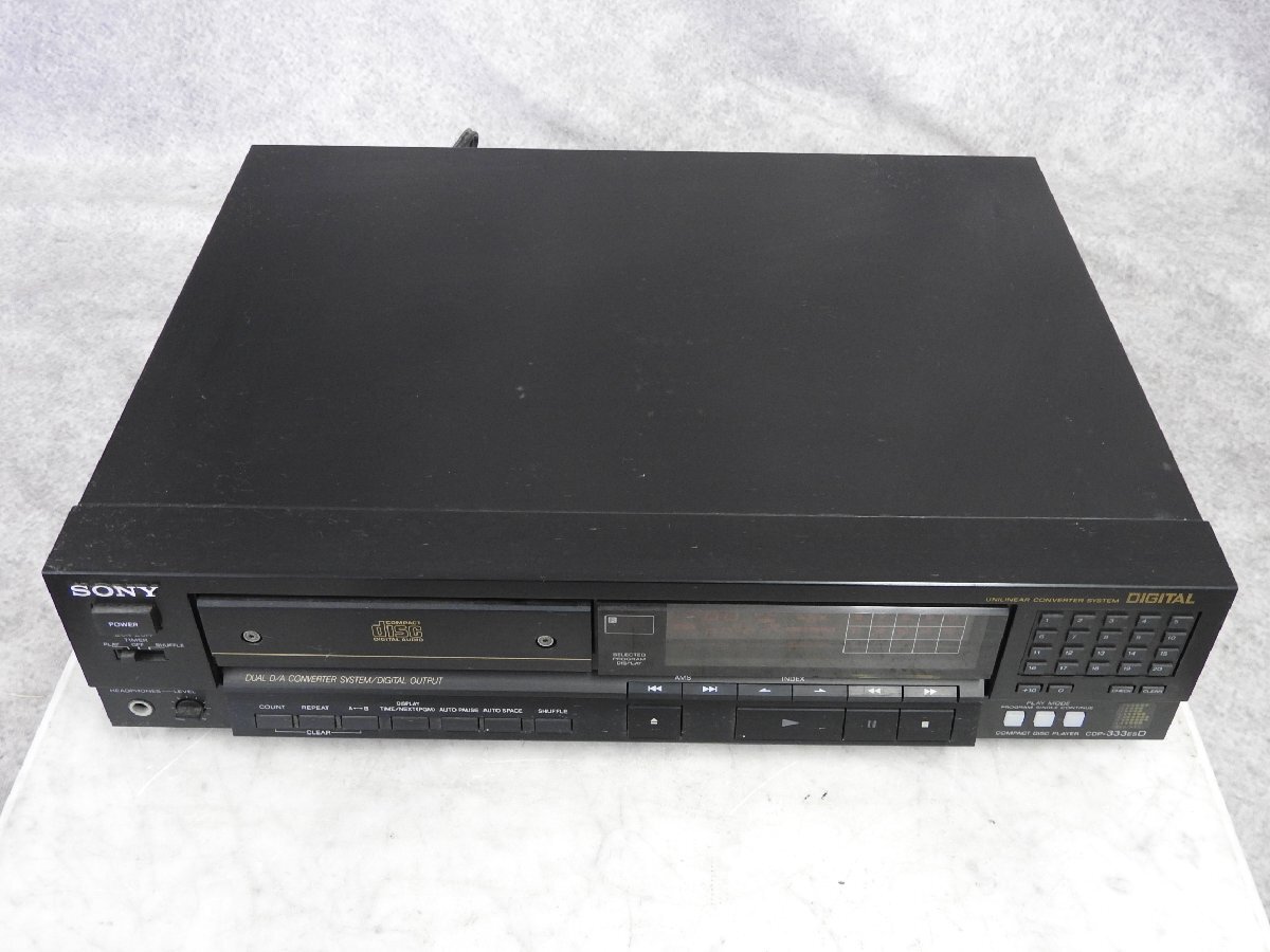 Yahoo!オークション - 【D】SONY CDP-333ESD CDプレーヤー ソニー 3047...