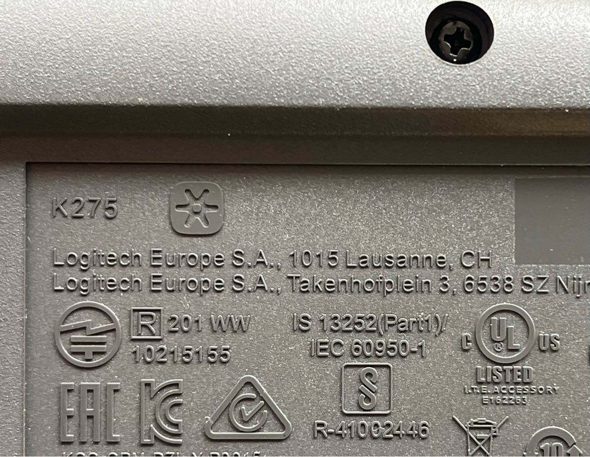 Yahoo!オークション - Logicool ロジクール ワイヤレスキーボード K275...