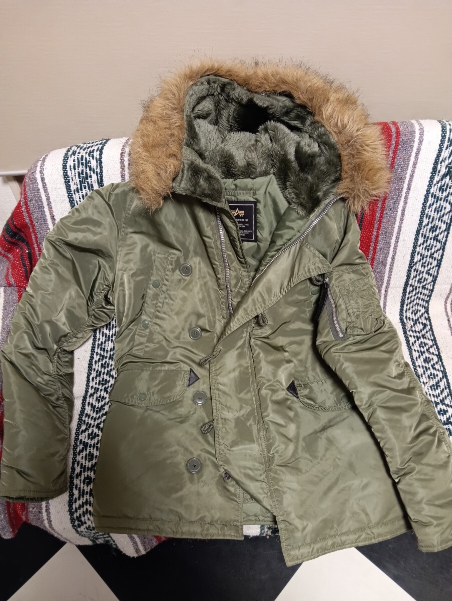 Yahoo!オークション - 美品ALPHA N-3B フライトジャケット S