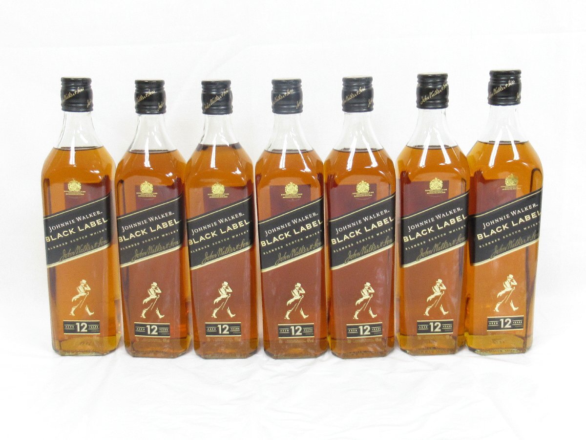 Yahoo!オークション - ジョニーウォーカー ブラックラベル 黒ラベル 1...