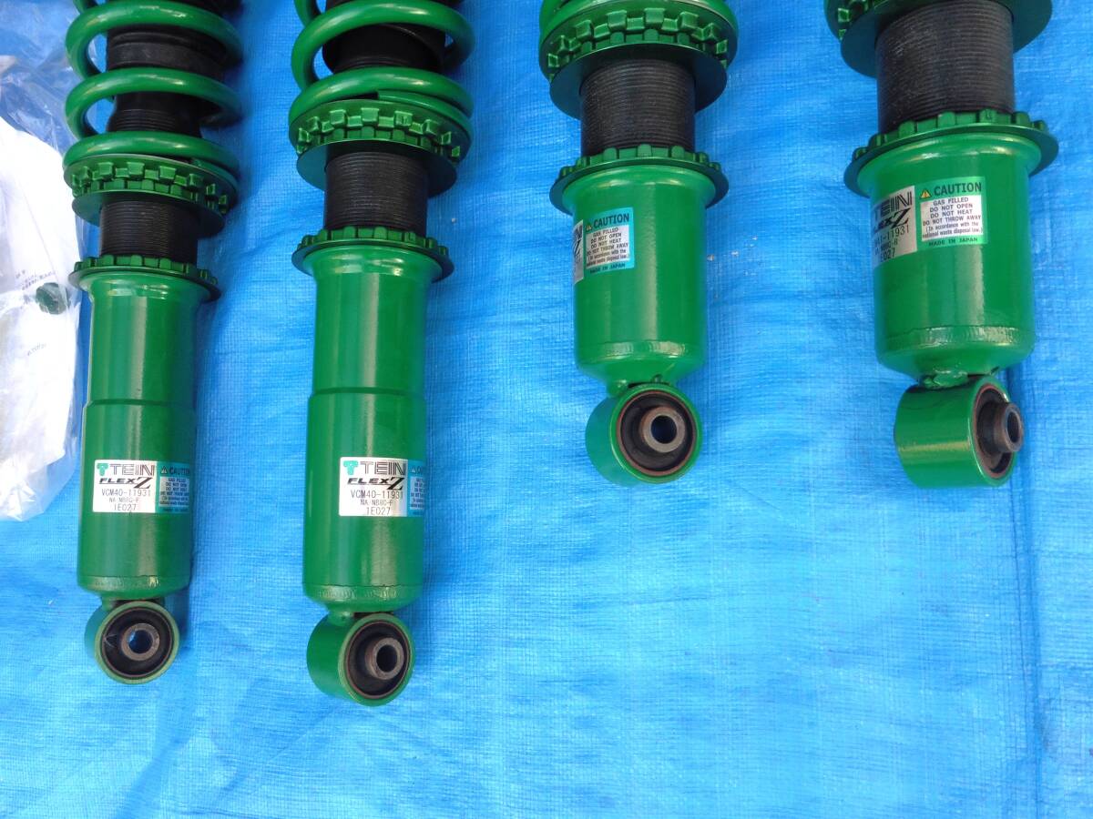 Yahoo!オークション - NA NB ロードスター TEIN FLEX Z 美品 距離少 付...