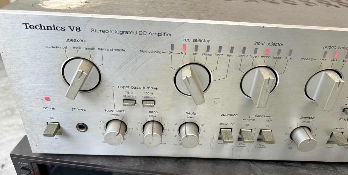 Yahoo!オークション - 【通電OK】Technics SU-V8 テクニクス プリメイ...