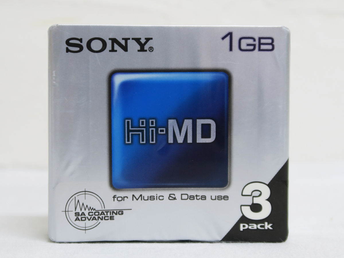 Yahoo!オークション - 729【未開封品】 SONY ソニー Hi-MD 1GB 3パック...