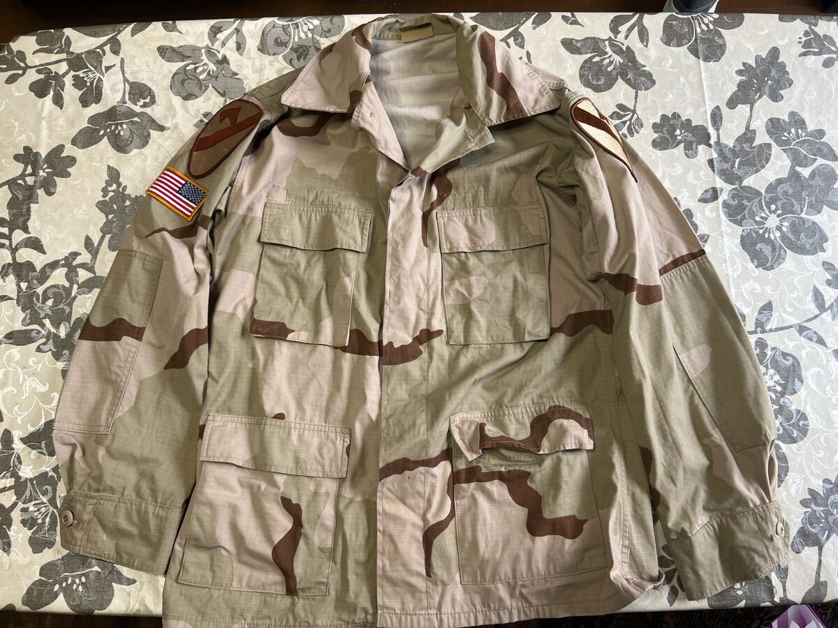 Yahoo!オークション - 【米軍実物】アメリカ陸軍 3Cデザート BDU ジャ...
