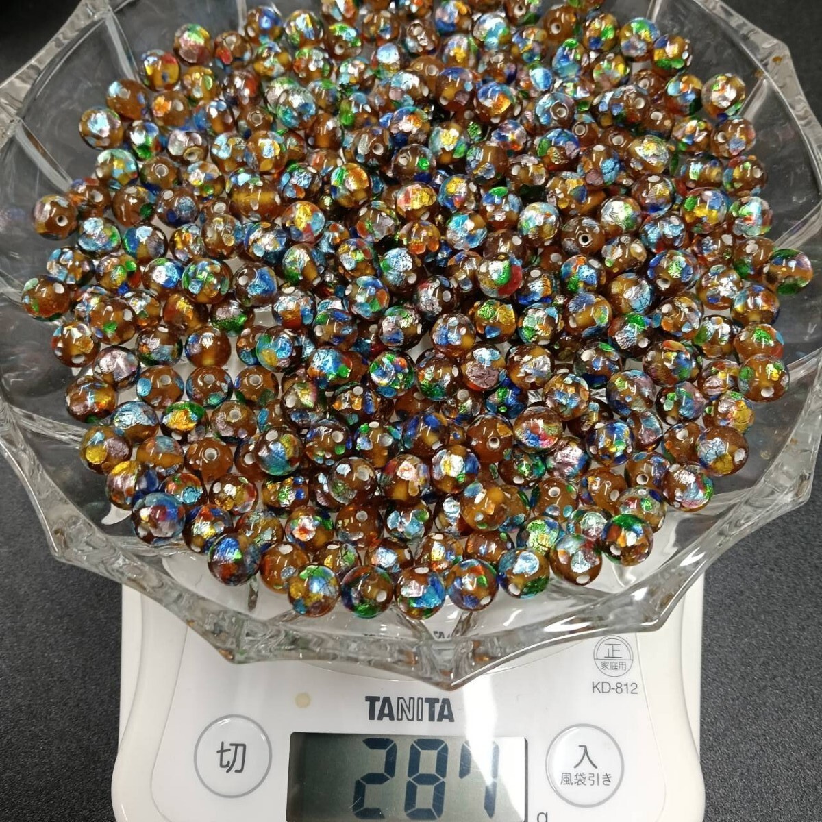 Yahoo!オークション - 未使用 大量 チェコ トンボ玉 ガラスビーズ 287...