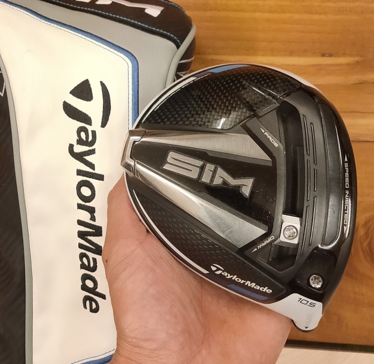 Yahoo!オークション - テーラーメイド SIM 1W 10.5° ヘッドのみ カバ...