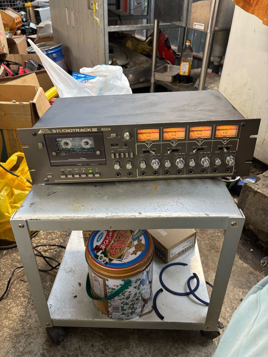 Yahoo!オークション - Aria Studiotrack IIII R504 4-Track 通電チェッ...