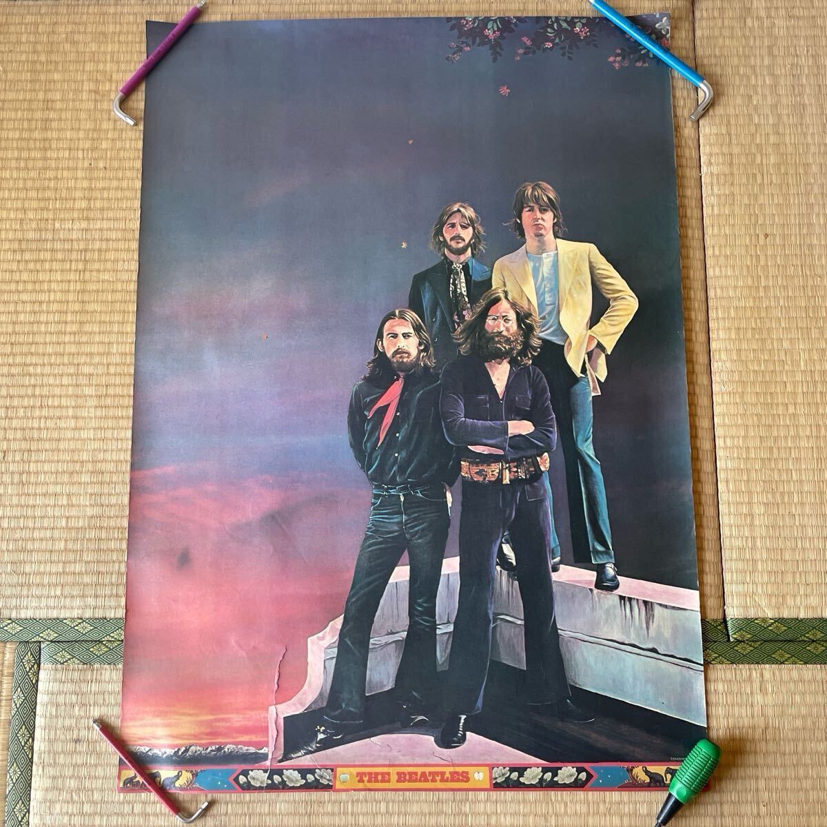 Yahoo!オークション - 【希少】当時物 ビートルズ BEATLES 横尾忠則 大...