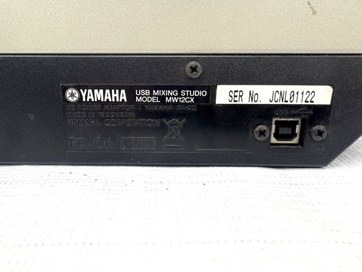 Yahoo!オークション - E343-CH4-2996 YAMAHA ヤマハ MW12CX USBミキシ...