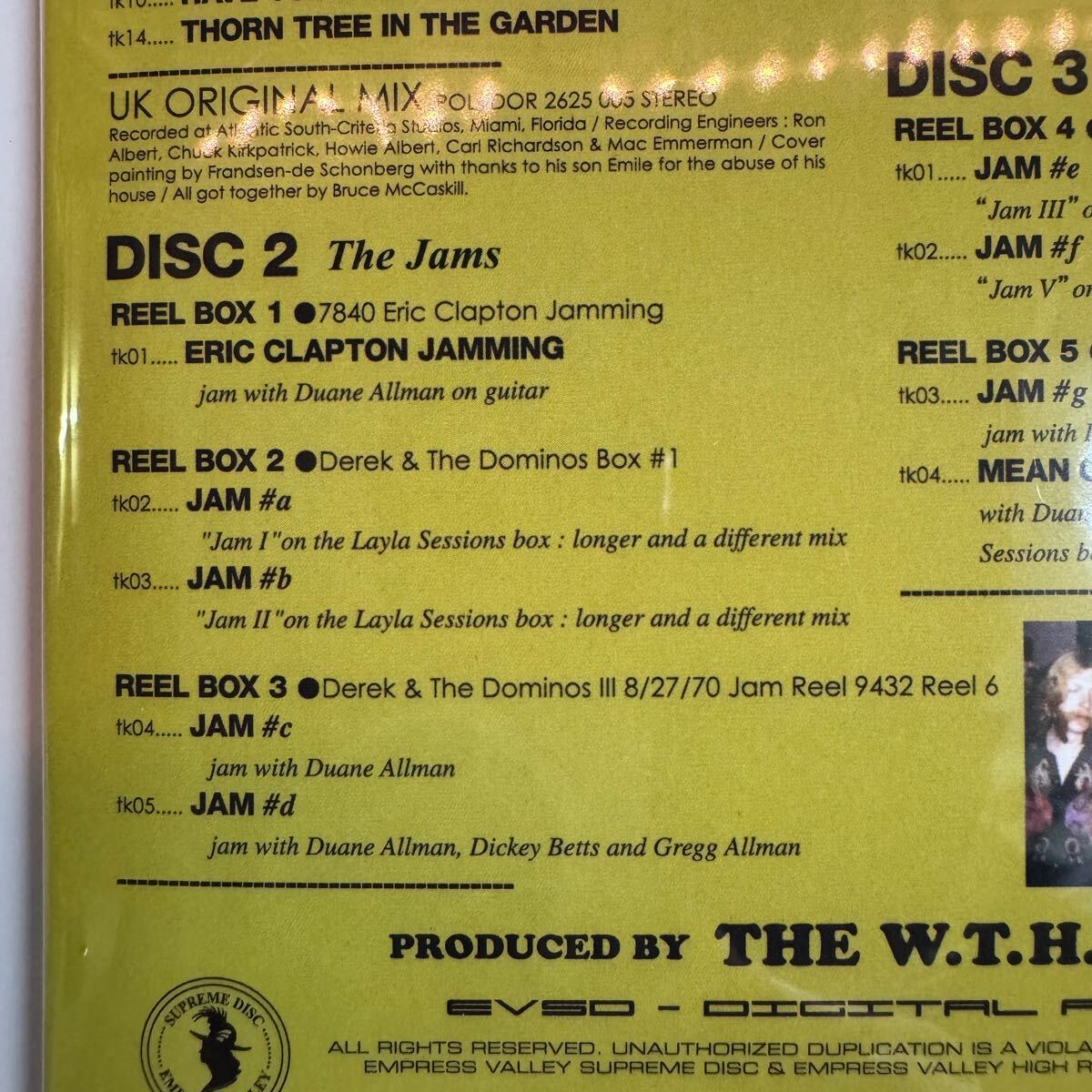 Yahoo!オークション - DEREK AND THE DOMINOS / THE LAYLA SESSIONS-50...