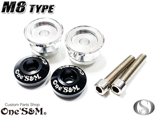 Yahoo!オークション - F12-318SV CNC アルミ製 M8 V字型 リア レーシン...