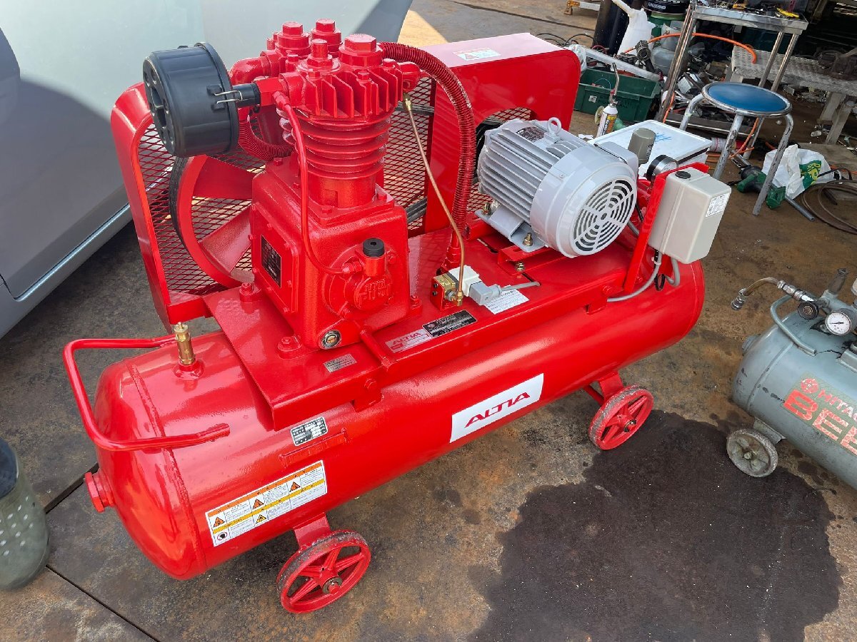 Yahoo!オークション - EARTH FUJI エアーコンプレッサー W-33P 製造201...