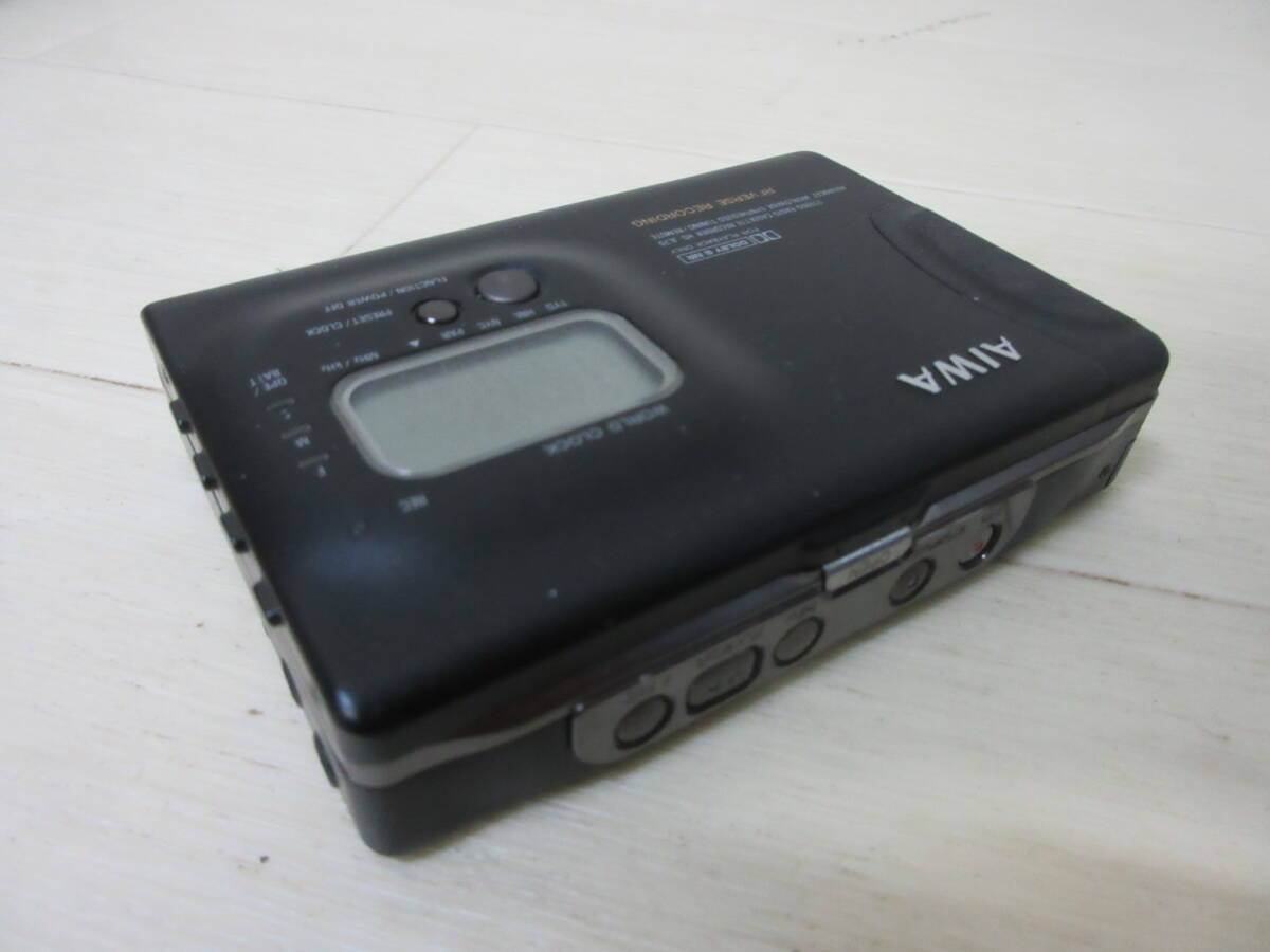 Yahoo!オークション - AIWA WALKMAN HS-JL70 アイワ カセットウォーク...