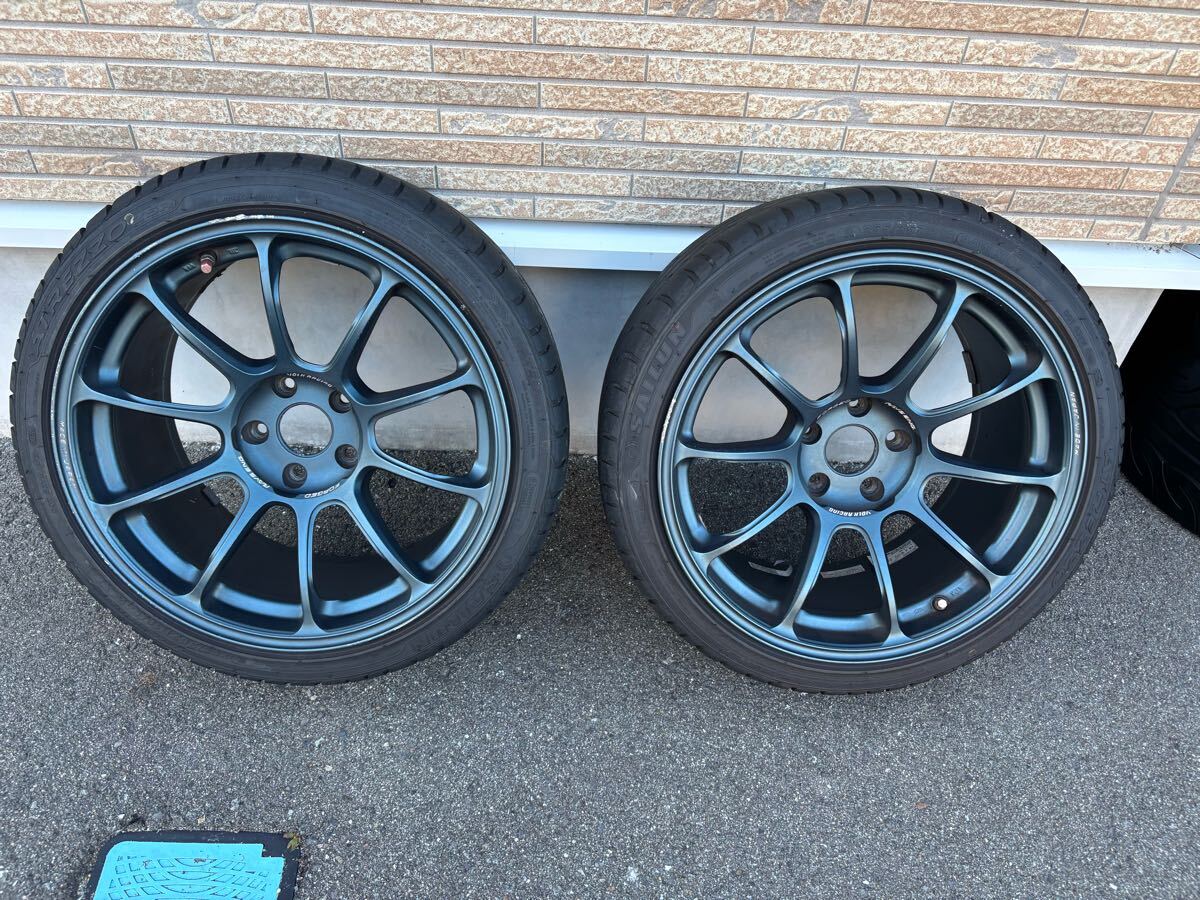 Yahoo!オークション - RAYS ZE40 18インチ 9.5J ＋22 PCD114.3 2本