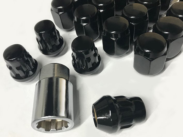 Yahoo!オークション - 送料無料 ロックナットセット 6穴車 60°テーパ...