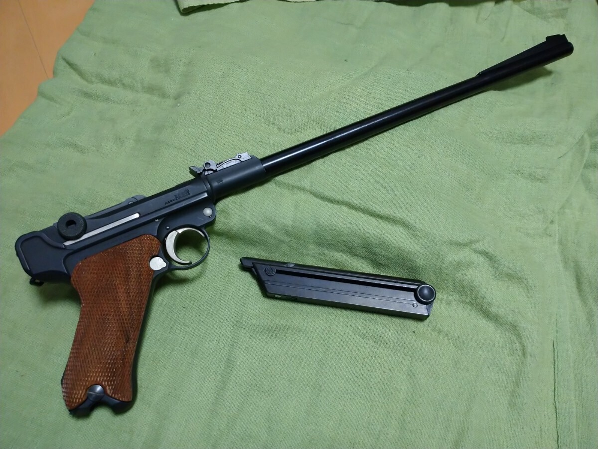 Yahoo!オークション - タナカ ルガーP08 12インチバレル ガスブローバ...