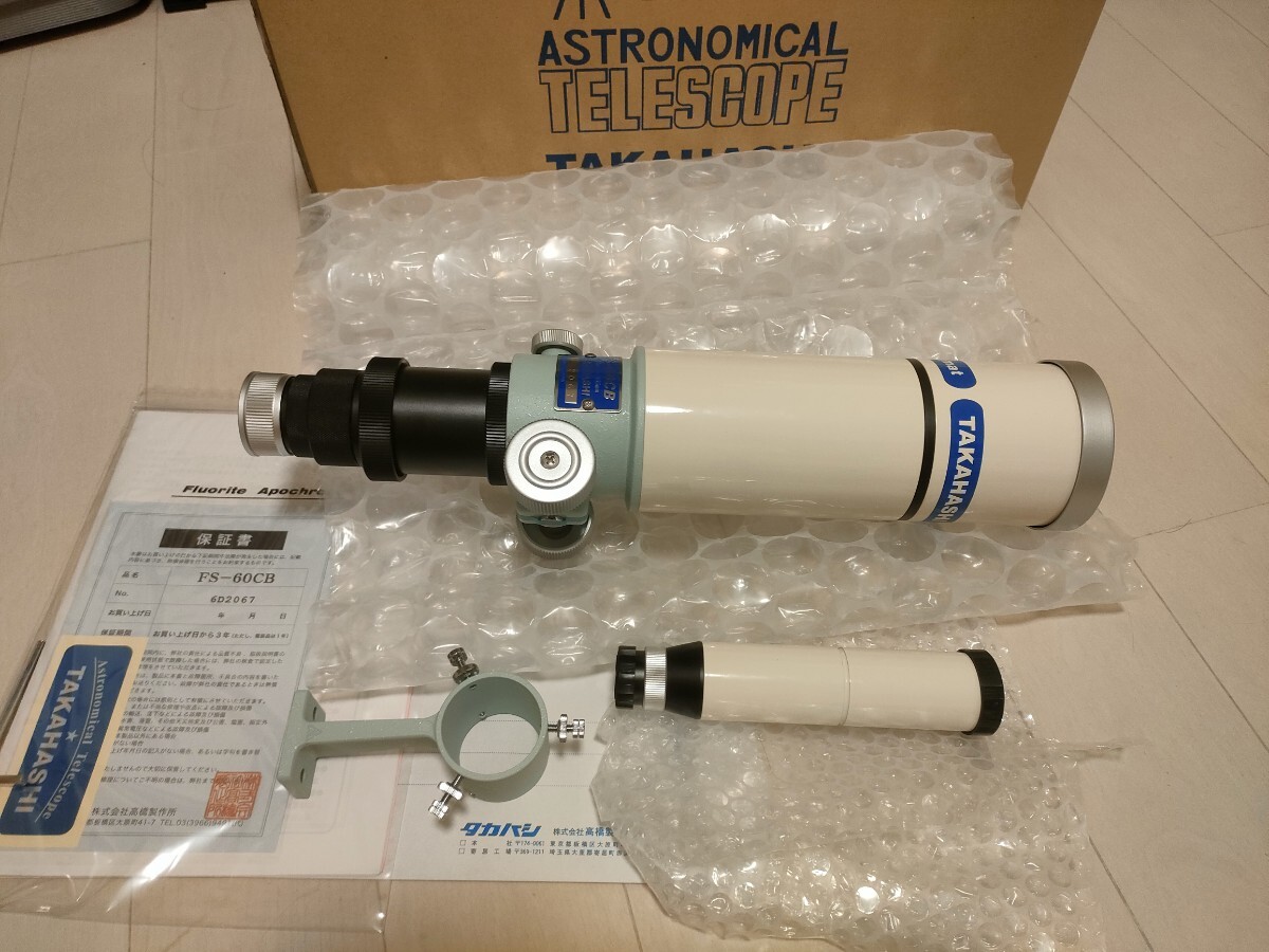Yahoo!オークション - タカハシ FS 60CB 鏡筒 ファインダー ワンオーナ...