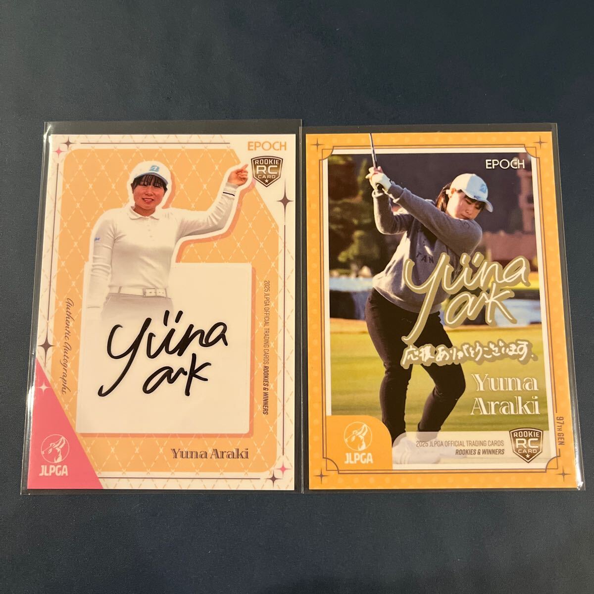 2025 EPOCH JLPGA 日本女子プロゴルフ ROOKIES & WINNERS 荒木優奈 直筆サインカード 27/100 プロモーションカード ルーキー(スポーツ)｜売買された ...