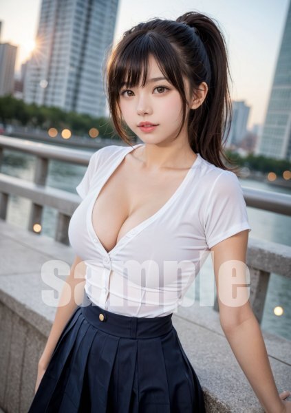 Yahoo!オークション - （現品限り） A4 ポスター 高画質 AI 美女 お姉...