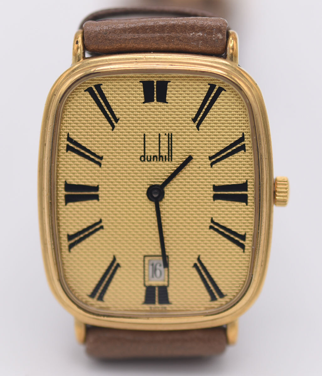Yahoo!オークション - dunjill ダンヒル ビンテージ クォーツ 腕時計