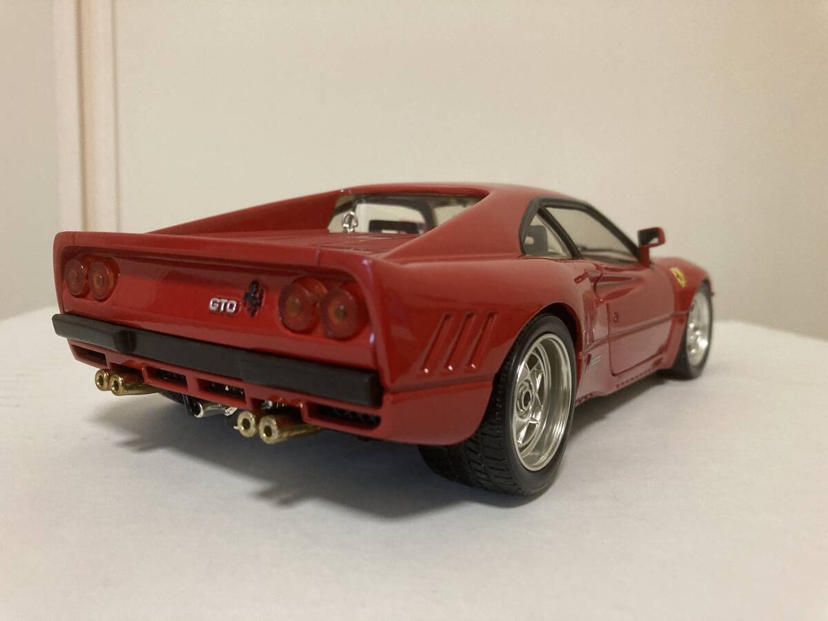 Yahoo!オークション - 美品 HOT WHEELS 1/18 FERRARI 288GTO RED ホッ...