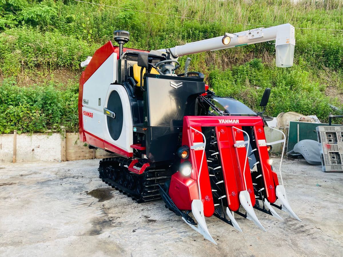 YH460 ヤンマーコンバイン UFO60馬力4条刈パワステ オーガリモコン 〇旋回モード 湿田標準ソフト オートリフトオートセットコンバイン(車体)｜売買されたオークション情報、yahooの ...