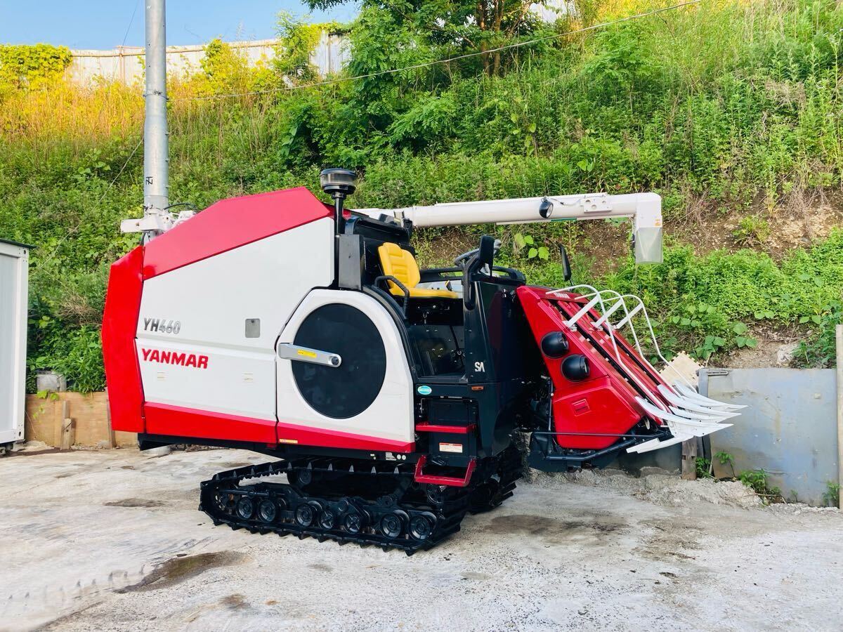 Yahoo!オークション - YH460 ヤンマーコンバイン UFO60馬力4条刈パワス...