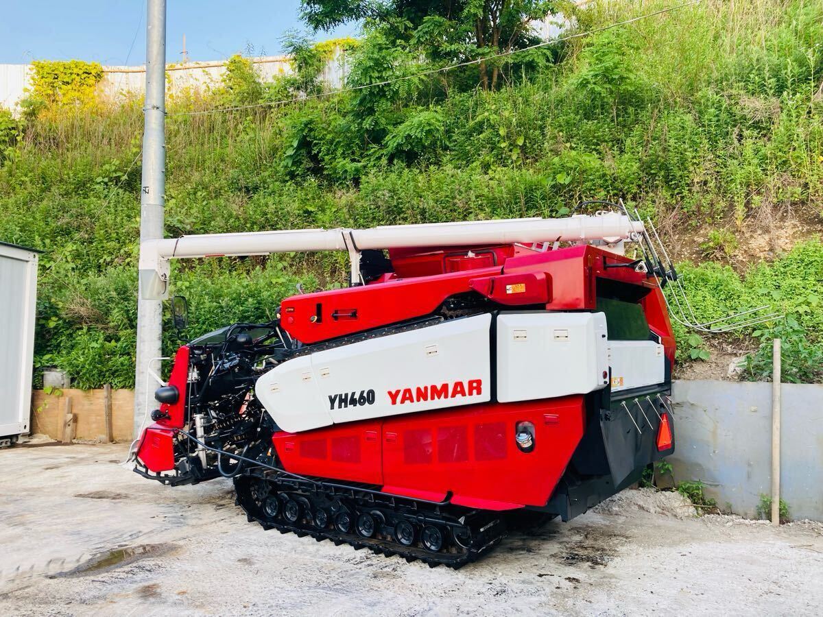 Yahoo!オークション - YH460 ヤンマーコンバイン UFO60馬力4条刈パワス...