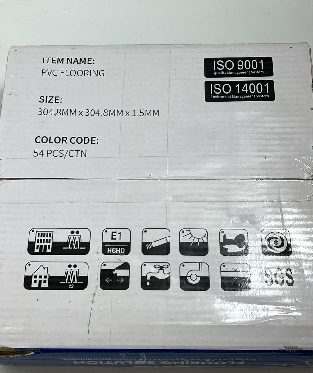 Yahoo!オークション - Syougen フロアタイル 接着剤不要 防水 54枚 約3...