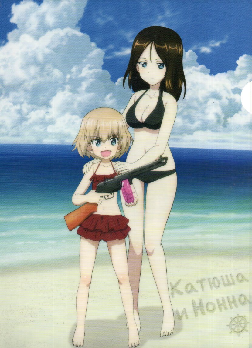 Yahoo!オークション - YA4-2 ガールズ&パンツァー カチューシャ＆ノン...