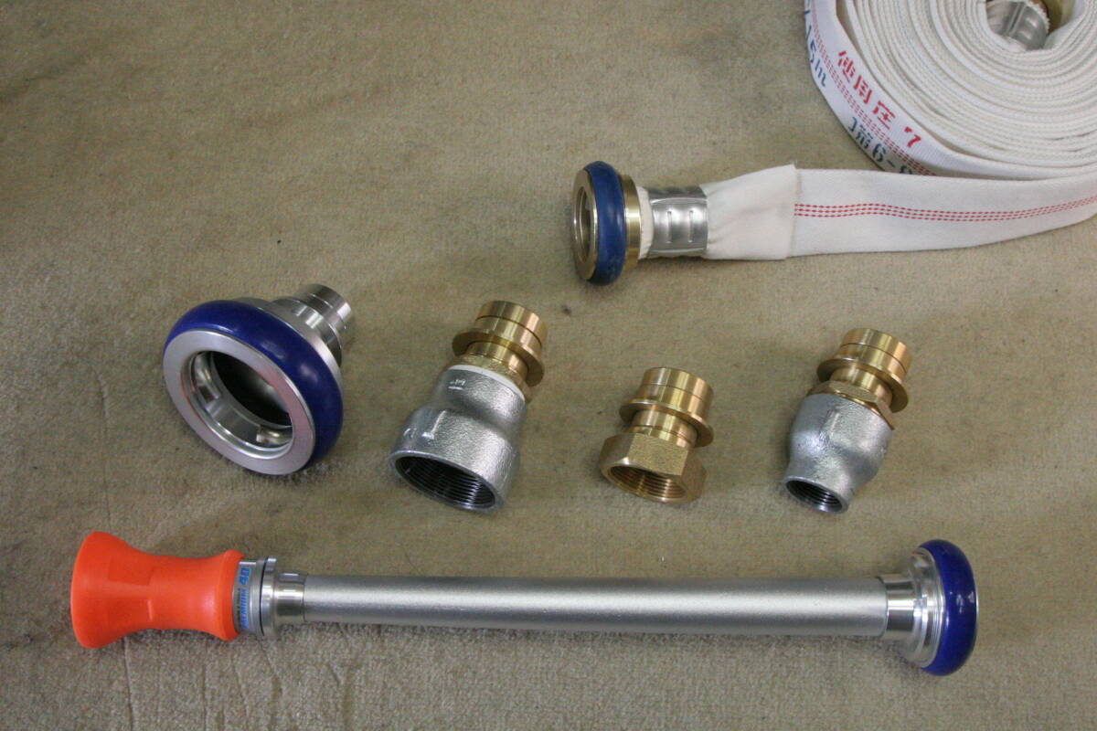 Yahoo!オークション - 送料無料 良品消防ホース40A 15M アルミ町...