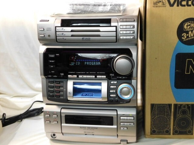 Yahoo!オークション - A176 未使用 Victor MX-MD550 システムコンポ MD...