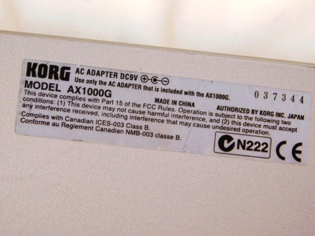 Yahoo!オークション - Y731 KORG コルグ マルチエフェクター AX1000G