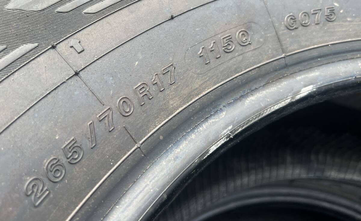 Yahoo!オークション - YOKOHAMA 265/70R17 4本SET 未使用近い バリ山 ...