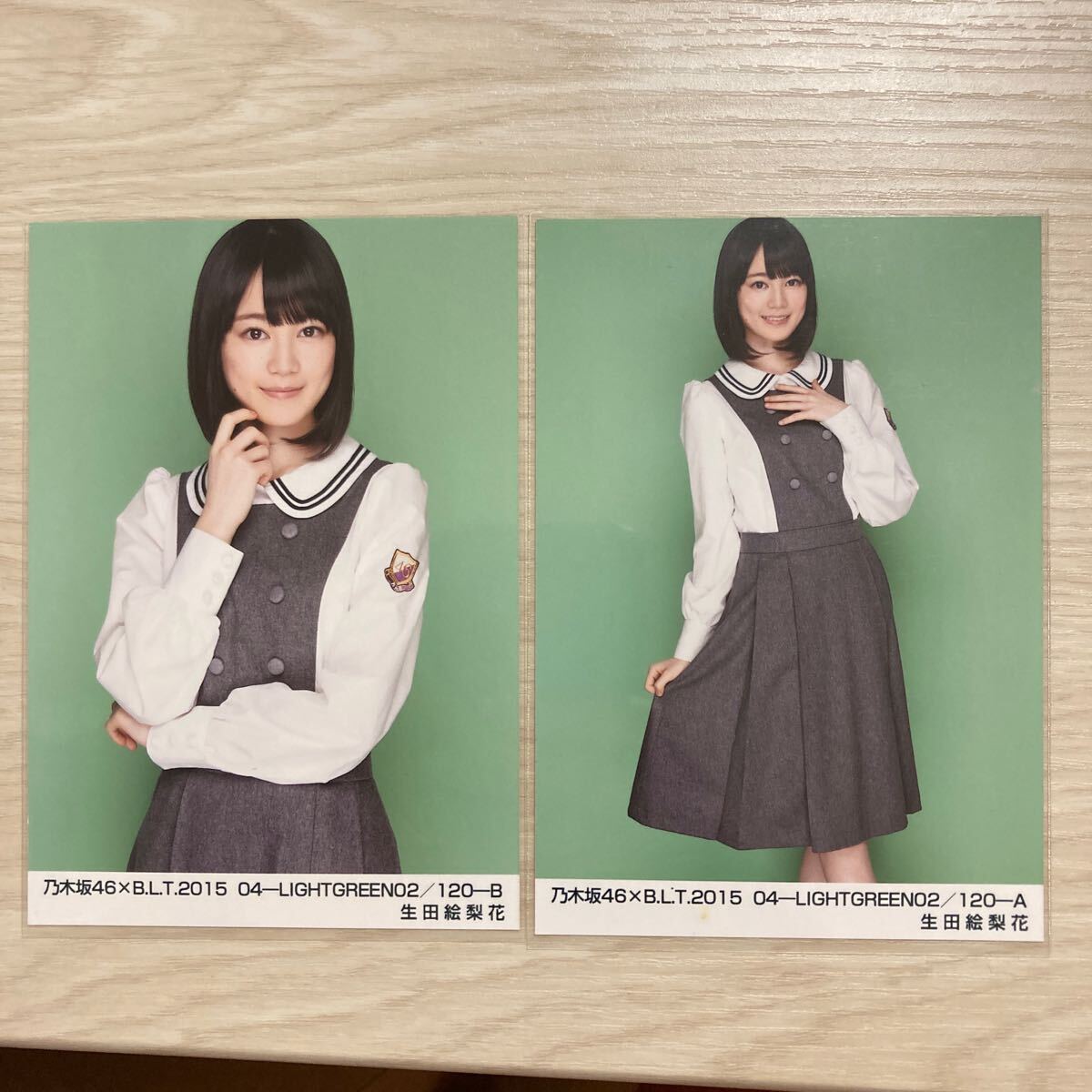 Yahoo!オークション - 乃木坂46B.L.T.2015 04ーLIGHTGREEN02／120ーB ...