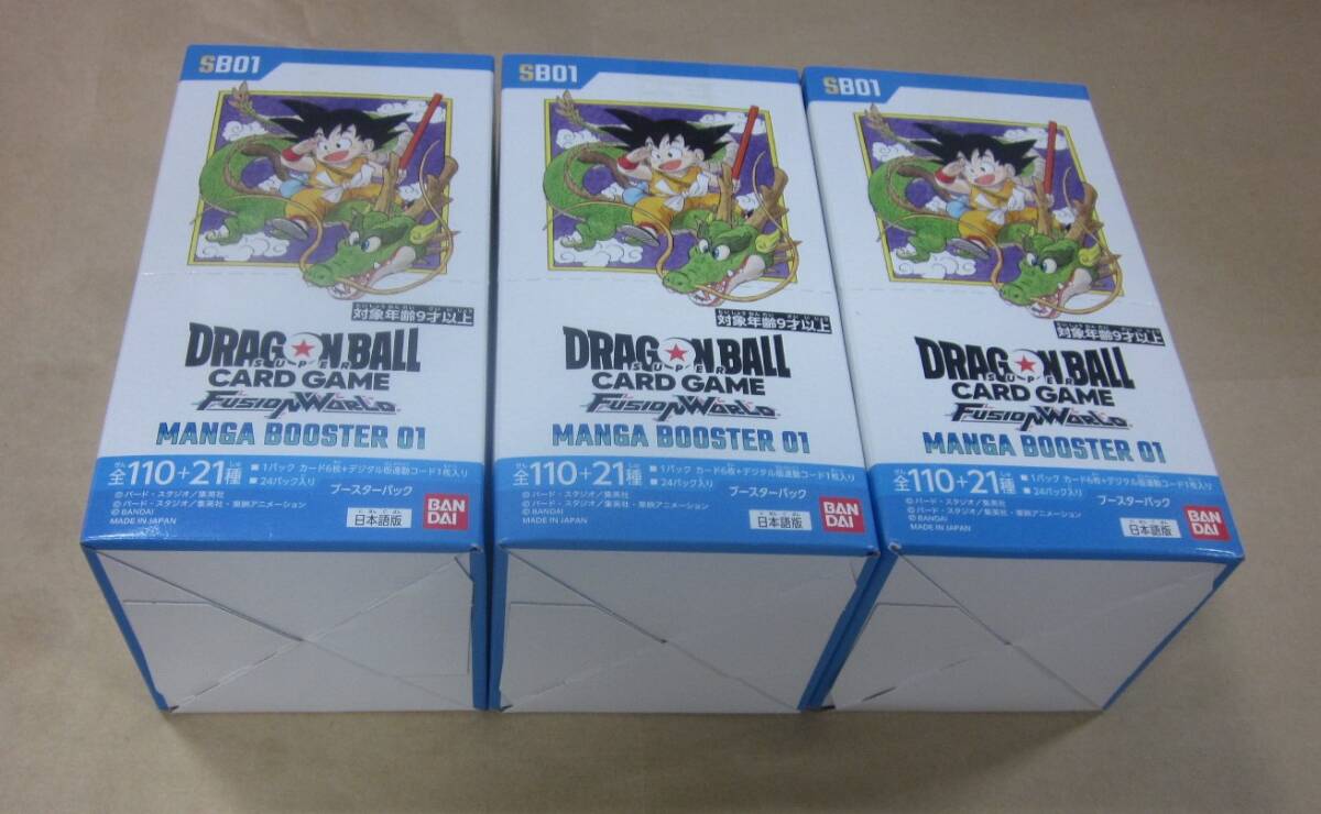 Yahoo!オークション - MANNGA BOOSTER 01 未開封3BOXセット Fusion Wor...