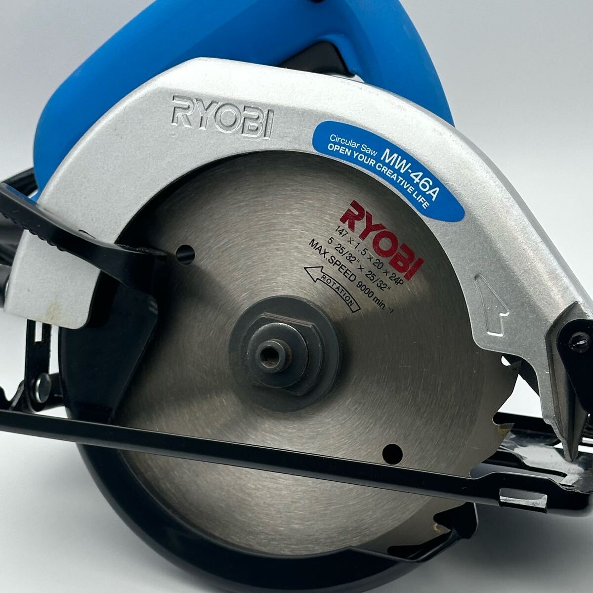 Yahoo!オークション - RYOBI MW-46A 丸ノコ ブレーキ付 通電確認済...