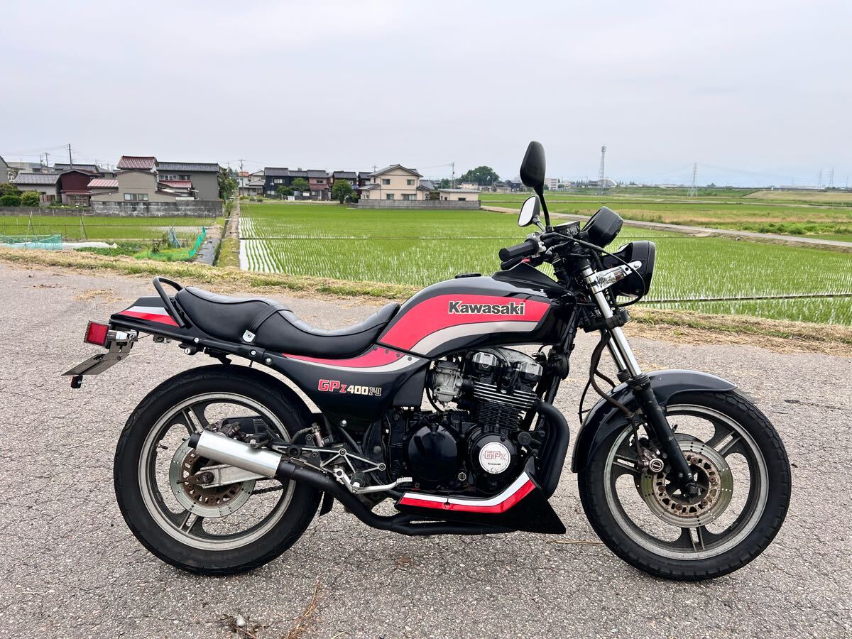 Yahoo!オークション - 実働 国内 GPz400F2 84年式 C1 kawasaki ウオタ...