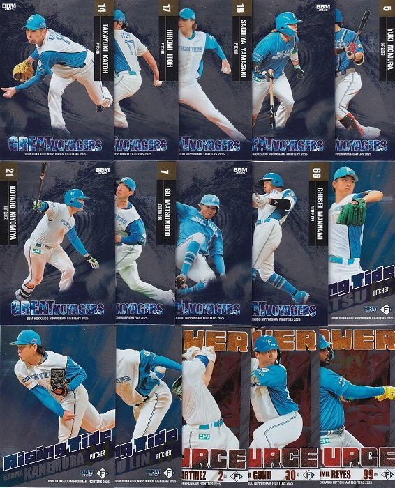 Yahoo!オークション - h47【2025BBM 日本ハムファイターズ】レギュラー...