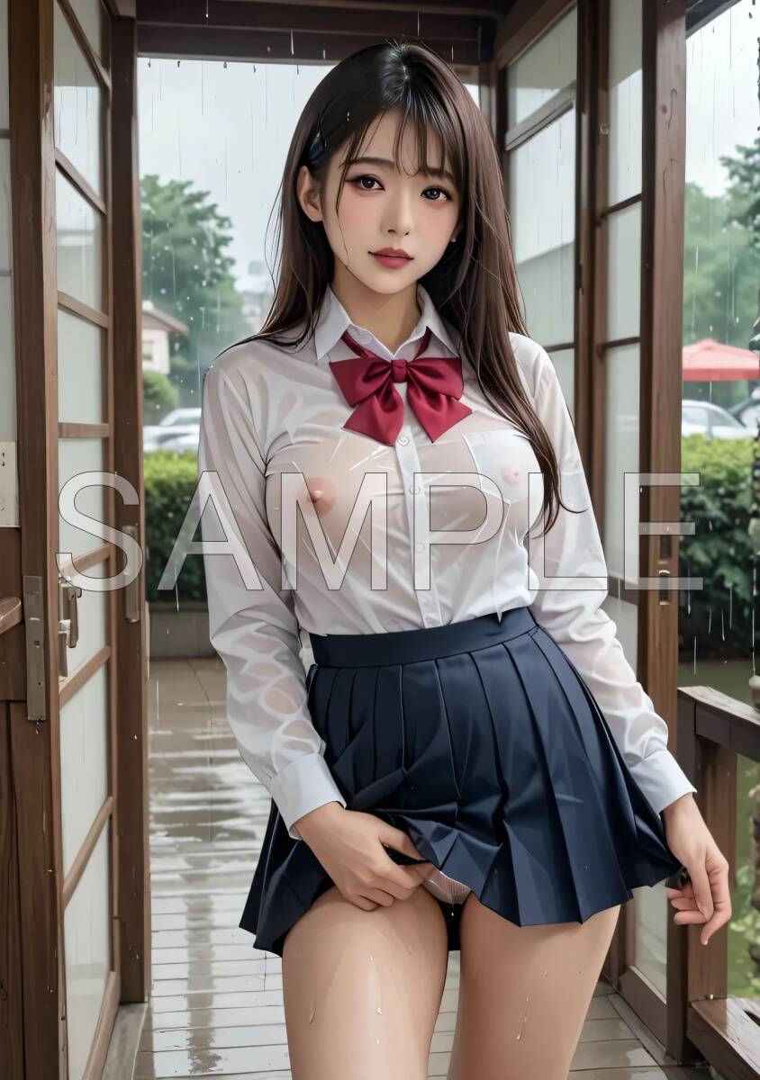 Yahoo!オークション - s125-26【1点物】スケ乳 美乳 濡れ透け ノーブラ...