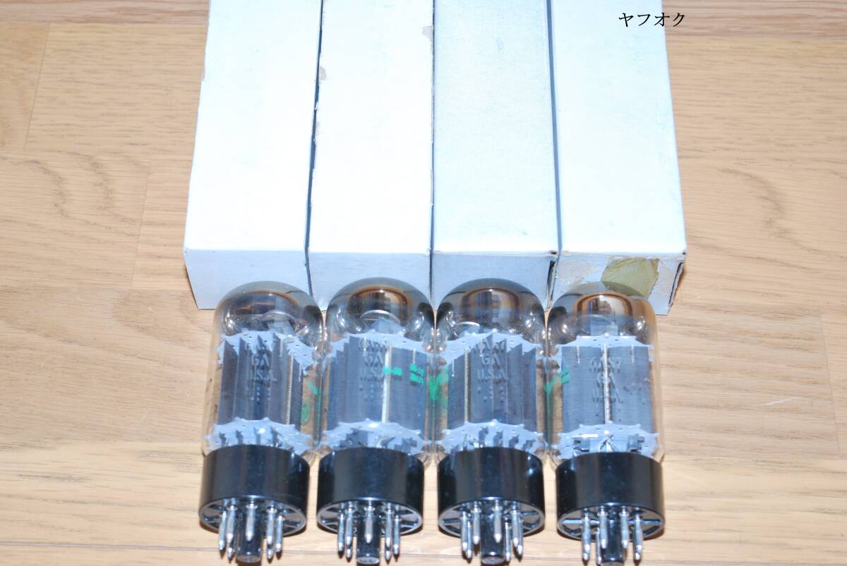 Yahoo!オークション - 未使用新品 GE 6AS7GA 4本セット 6080と同等