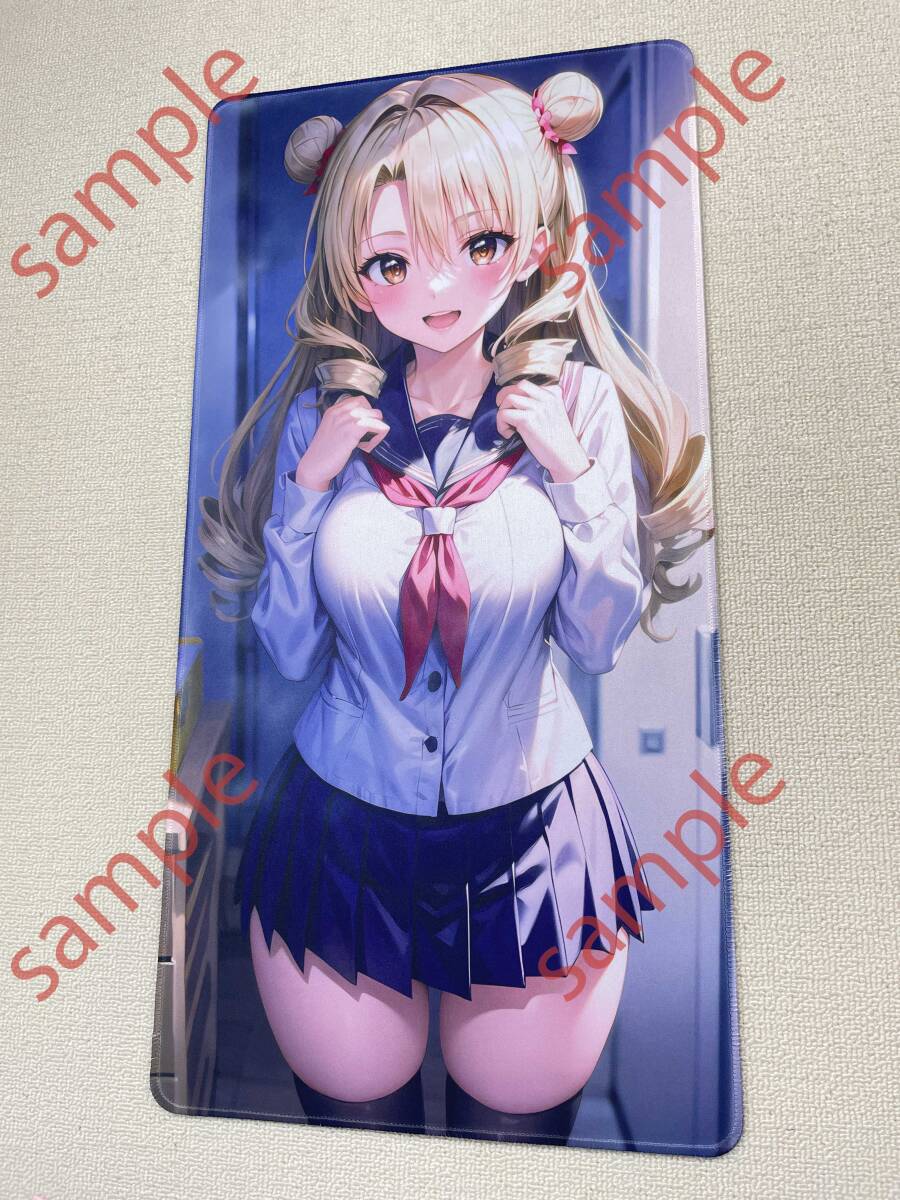 Yahoo!オークション - プレイマット 制服 美少女 コスプレ 女子学生 ビ...