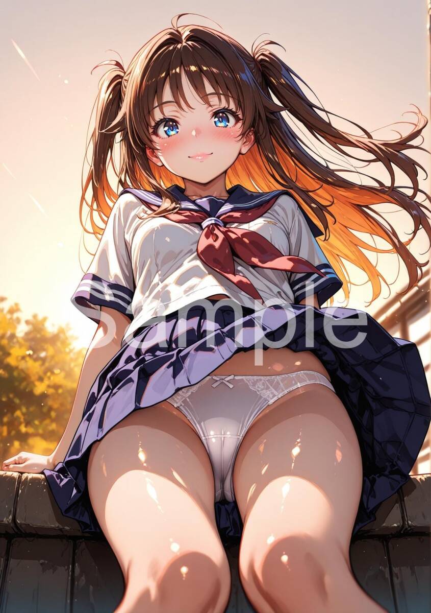 Yahoo!オークション - T4268 A4 ポスター オリジナルイラストアート 美...