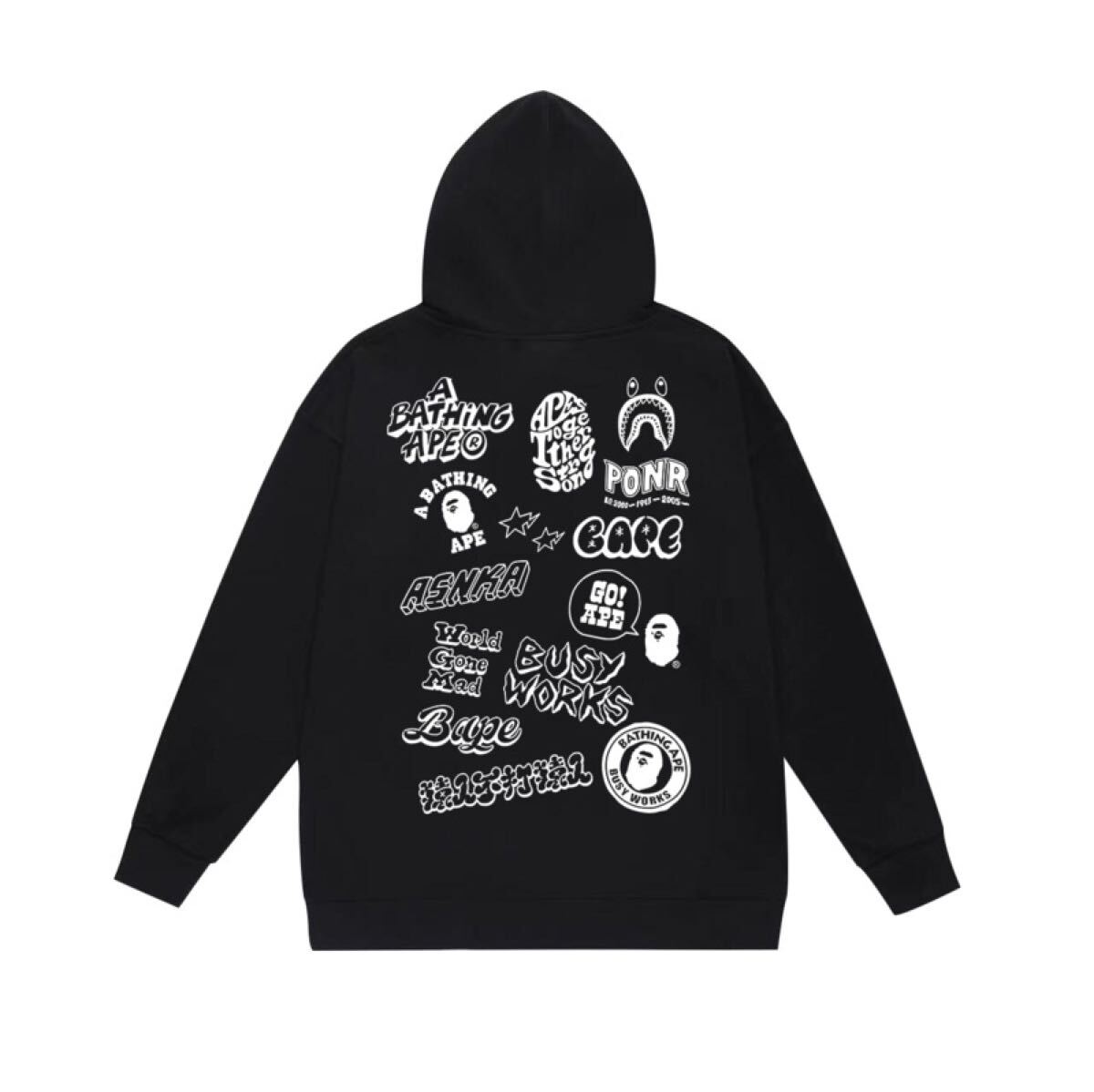 Yahoo!オークション - 【人気デザイン】ア ベイシング パーカー 長袖 ...