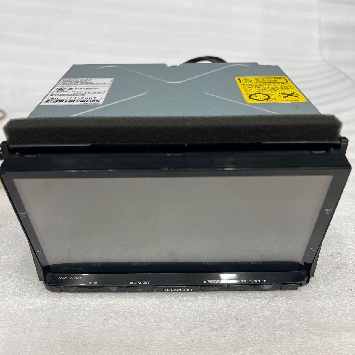 Yahoo!オークション - 中古ジャンク KENWOOD MDV-X701 メモリーナビ ケ...