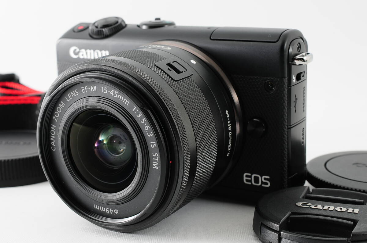 Yahoo!オークション - CANON EOS M100 EF-M 15-45mm f3.5-6.3 動作確認...